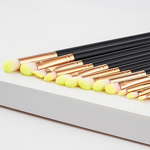 Boar Nylon Hair Brush Makeup Eyebrow Tools Kits Brush 12Pcs Cosmetic Eyeshadow Brush Sets Brush Small Brush