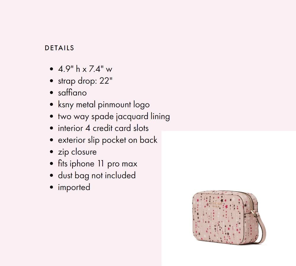 Kate Spade New York Staci Mini Camera Bag (Multi Pink Stars)