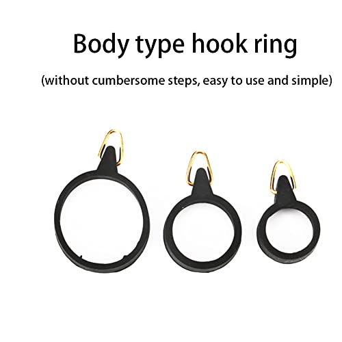 Awakingdemi Fishing Hook Secure Keeper Holder Lure Accessories Jig Hooks Safety Keeping for Fishing Rod Pole Tackle Tool