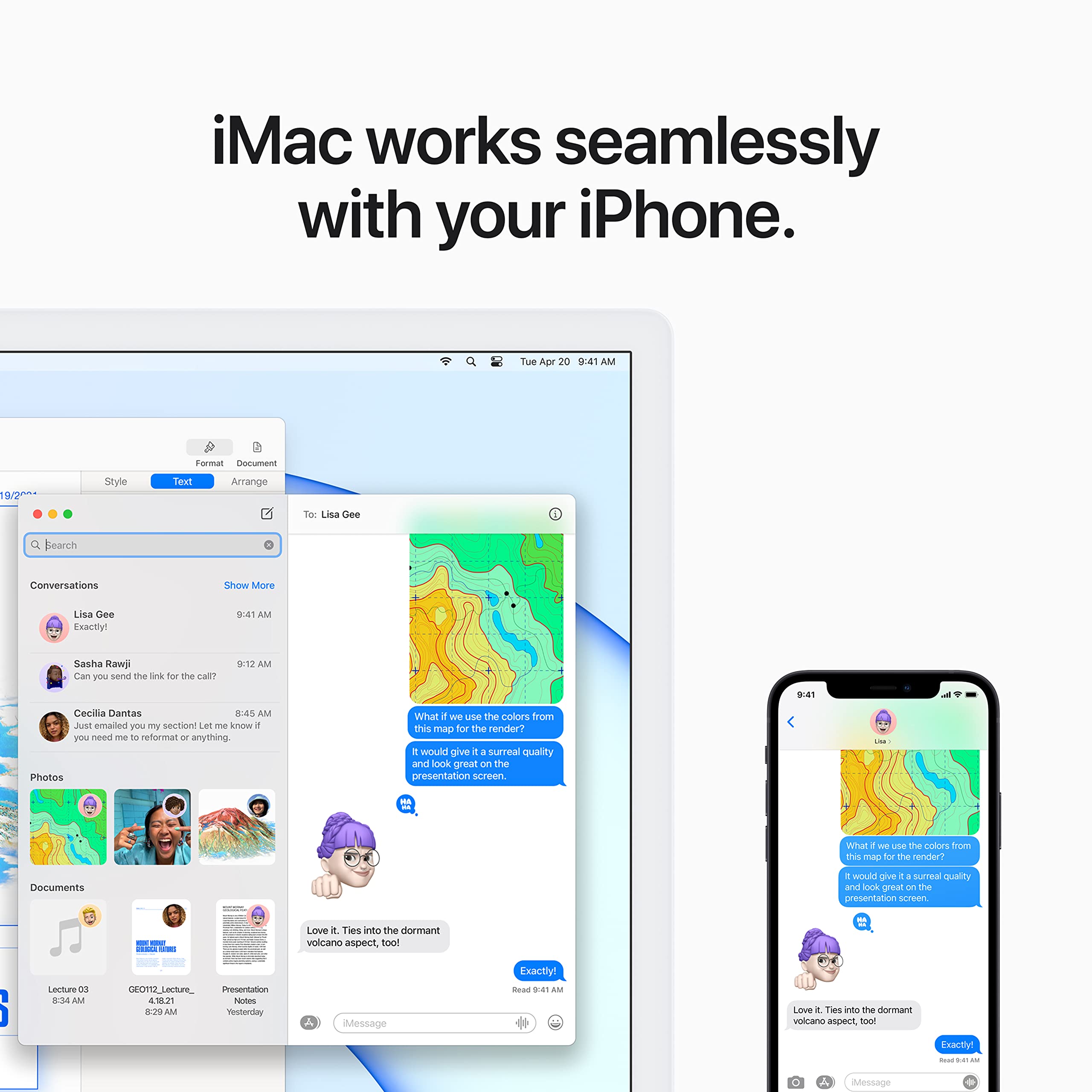 Apple 2021 iMac All in one Desktop Computer with M1 chip: 8-core CPU, 8-core GPU, 24-inch Retina Display, 8GB RAM, 256GB SSD Storage, Matching Accessories. Works with iPhone/iPad; Pink