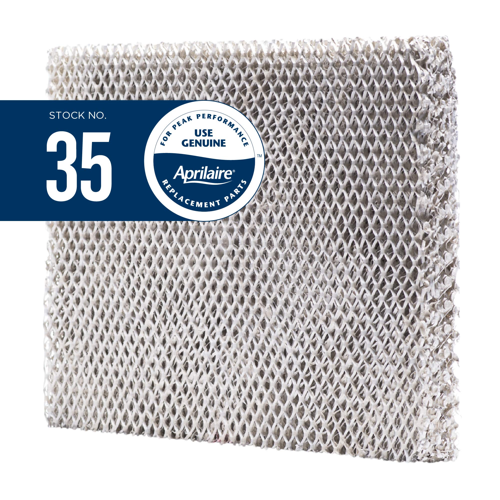 Aprilaire 413 Replacement Air Filter for Aprilaire Whole Home Air Purifiers, Healthy Home Allergy Filter, MERV 13 (Pack of 2) + 35 Replacement Water Panel for Aprilaire Whole House Humidifier Models