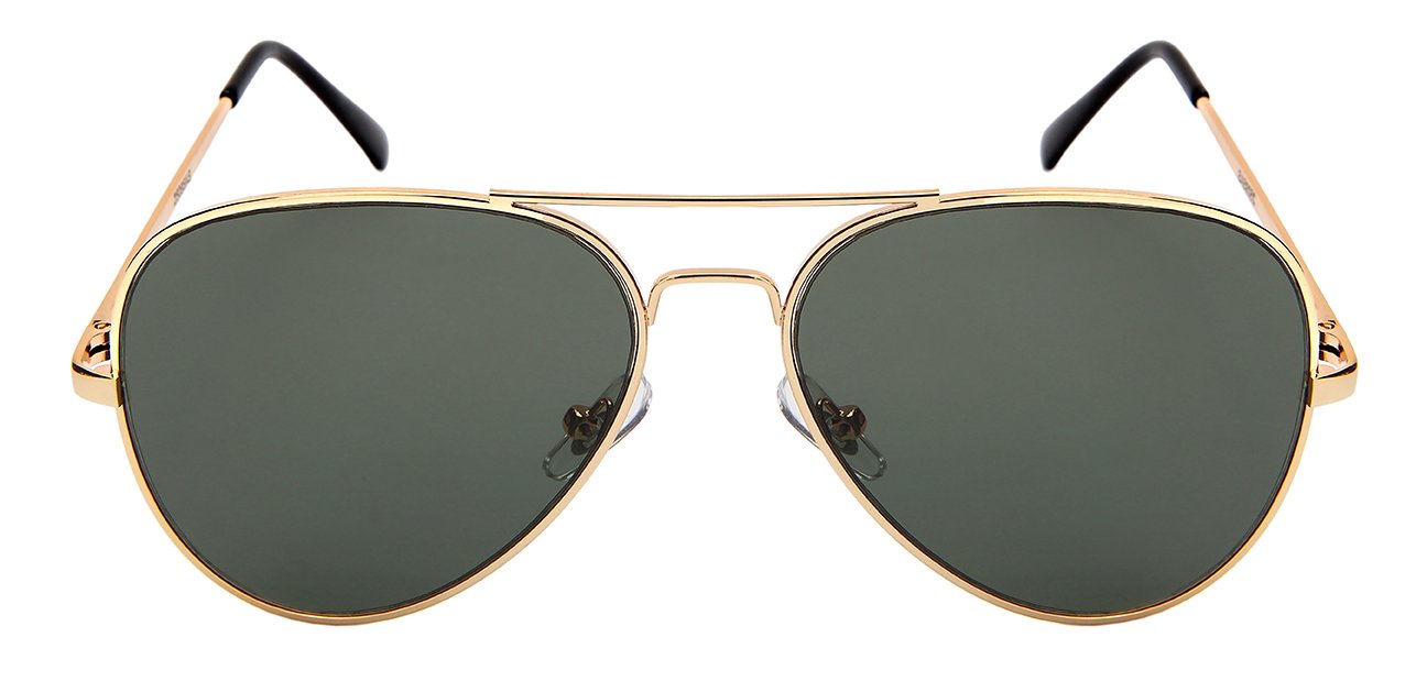Edge I-Wear 12 Pack Aviators Bulk Sunglass Men Pilot Spring Hinge Wholesale Sunglasses (N25095AS-AP)