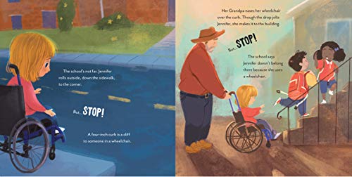 All the Way to the Top: How One Girl's Fight for Americans with Disabilities Changed Everything (Inspiring Activism and Diversity Book About Children with Special Needs)