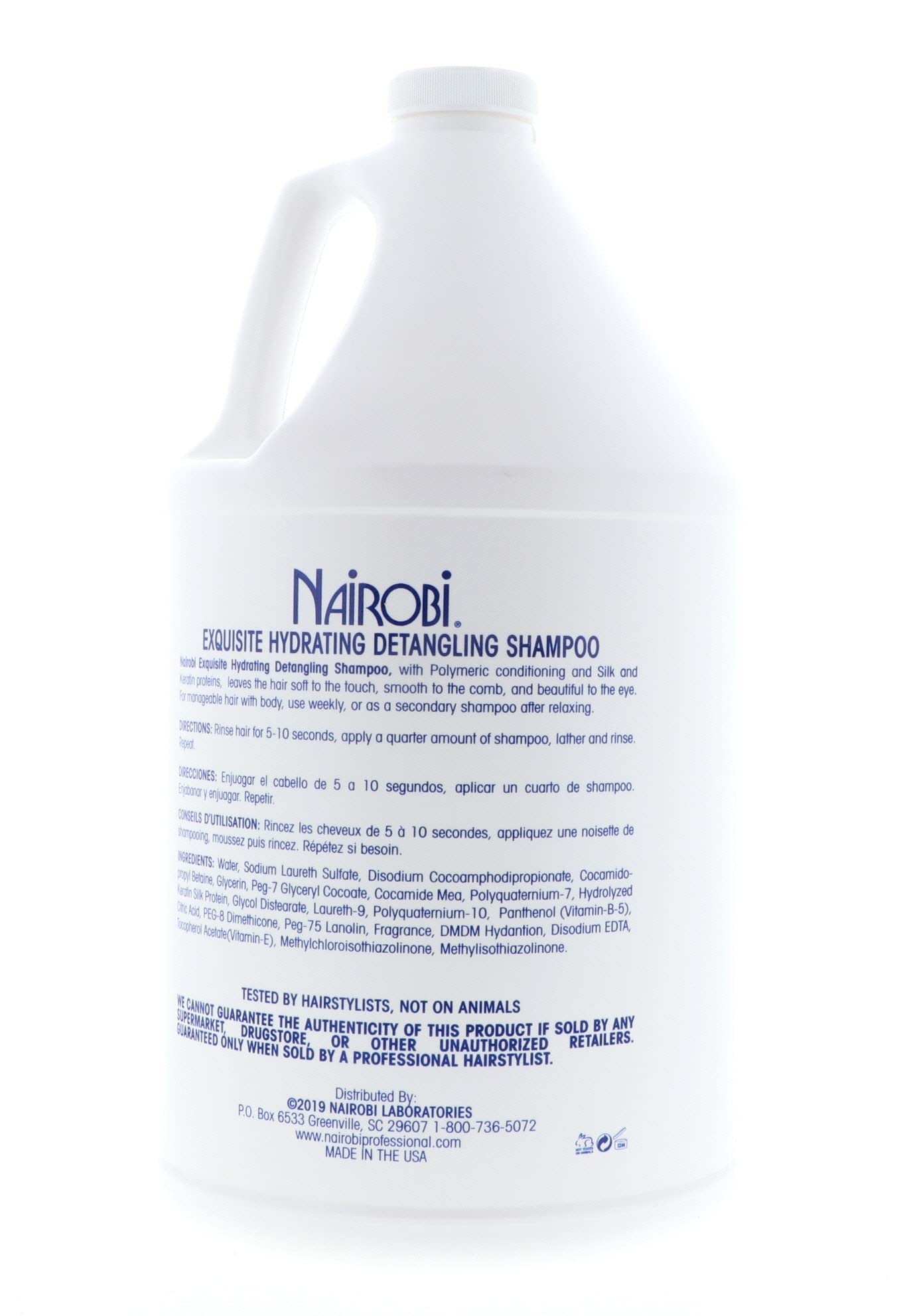 Nairobi Exquisite Hydrating Detangling Shampoo 128 oz. Shampoo Unisex