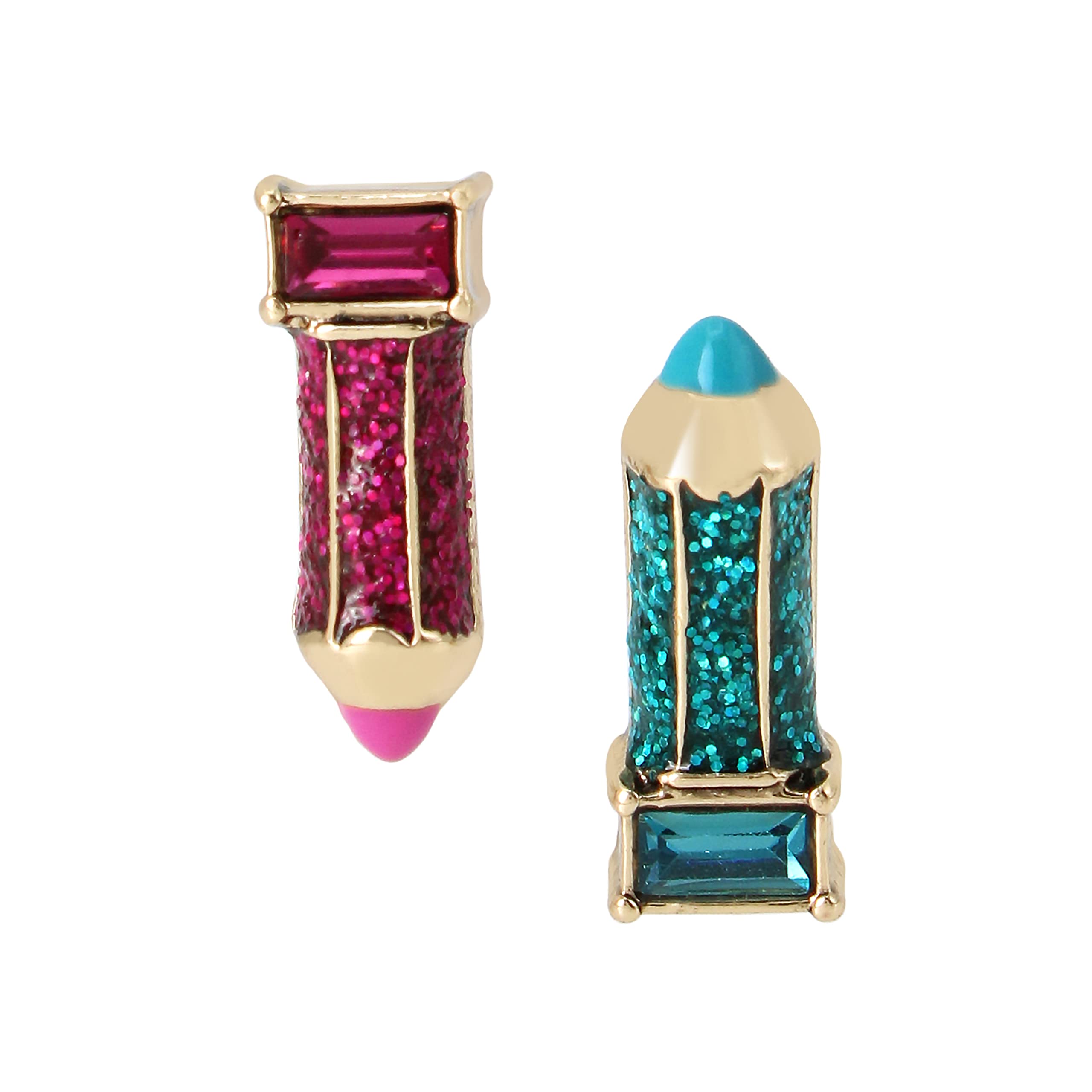 Betsey Colored Pencil Stud Earrings
