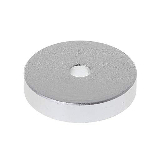 ANG-puneng Record Turntable Adapter 45 RPM Aluminum Silver for 7 Vinyl Technics SL1200 Series