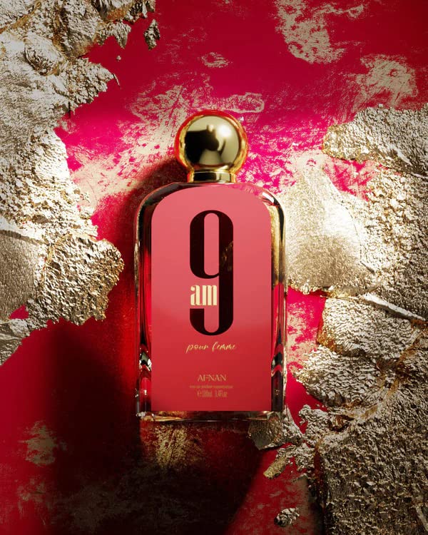 Afnan 9 AM Pour Femme, By Afnan Perfumes, EDP SPRAY 3.4 Ounce (100ml) (NEW)