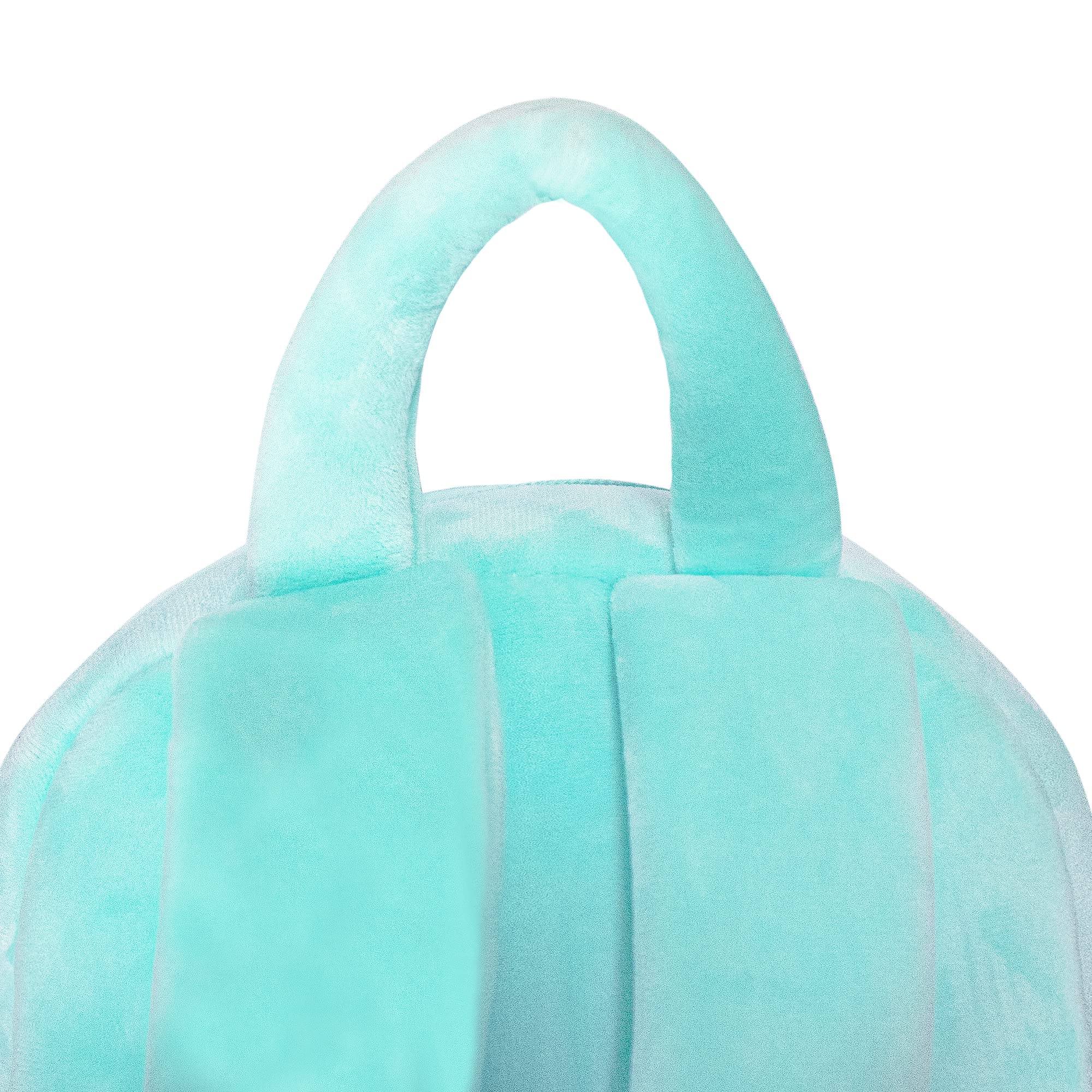 Gloveleya Kids Backpacks Girls Backpack Plush Bags with Soft Baby Doll Green 9"