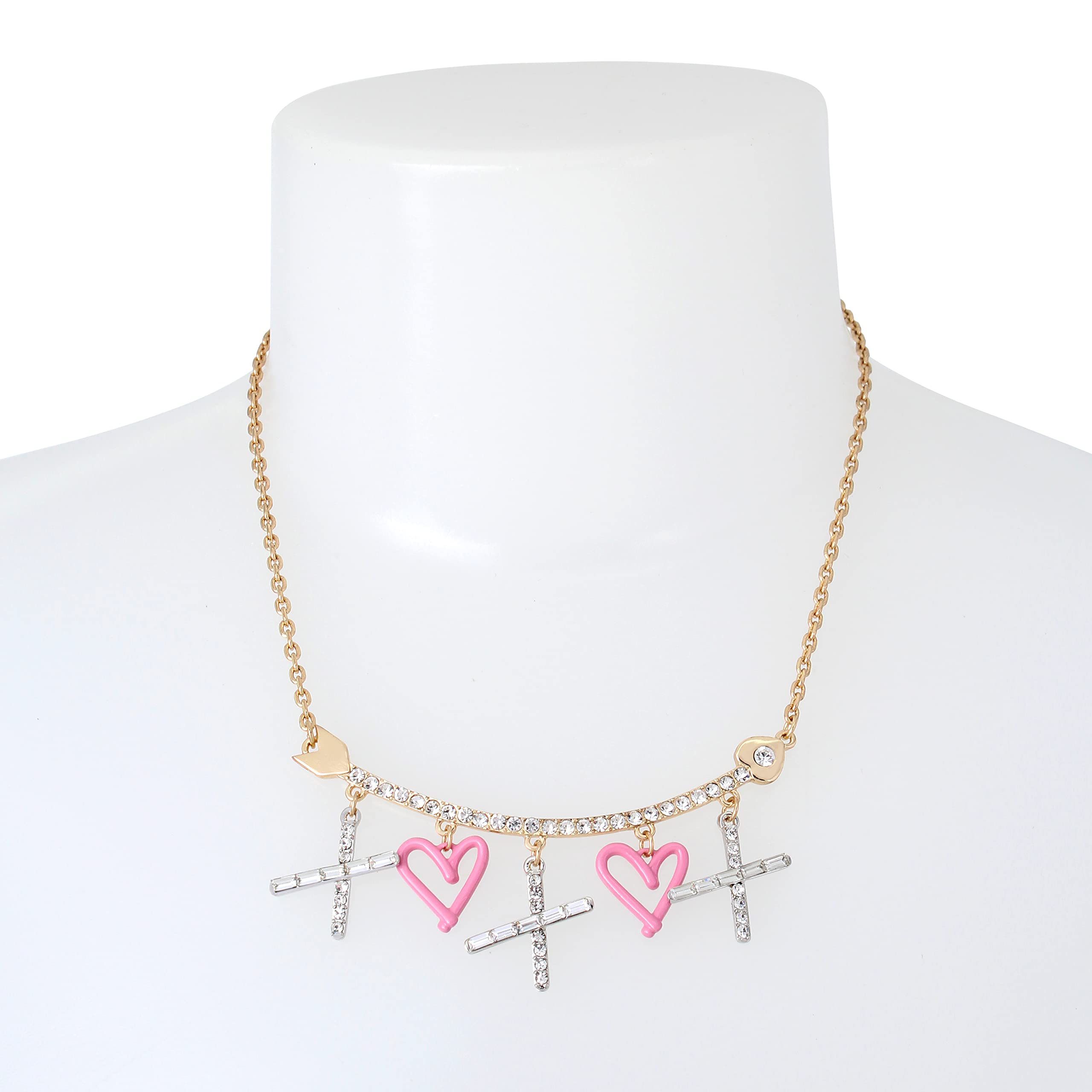 Betsey Johnson XOXO Bib Necklace