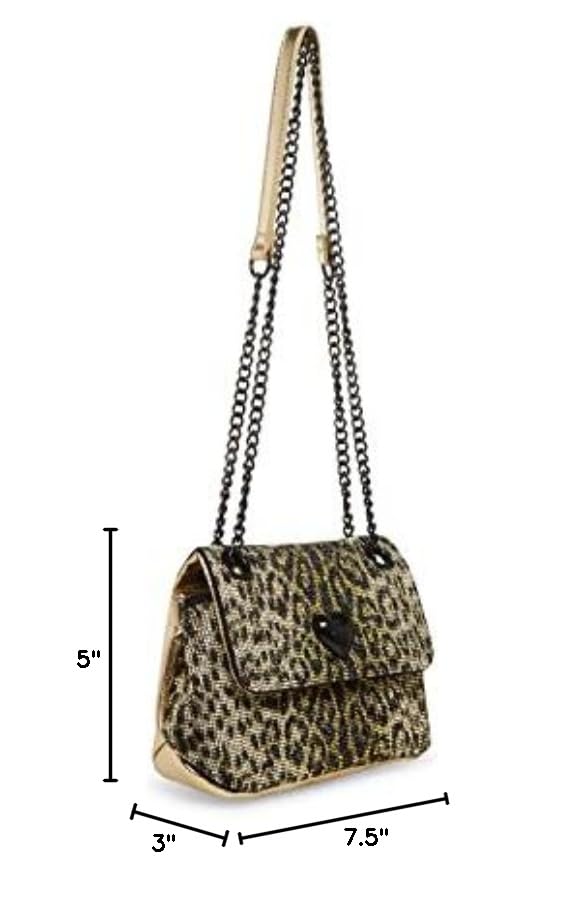 Betsey Johnson Shine Art Convertible Bag, Leopard