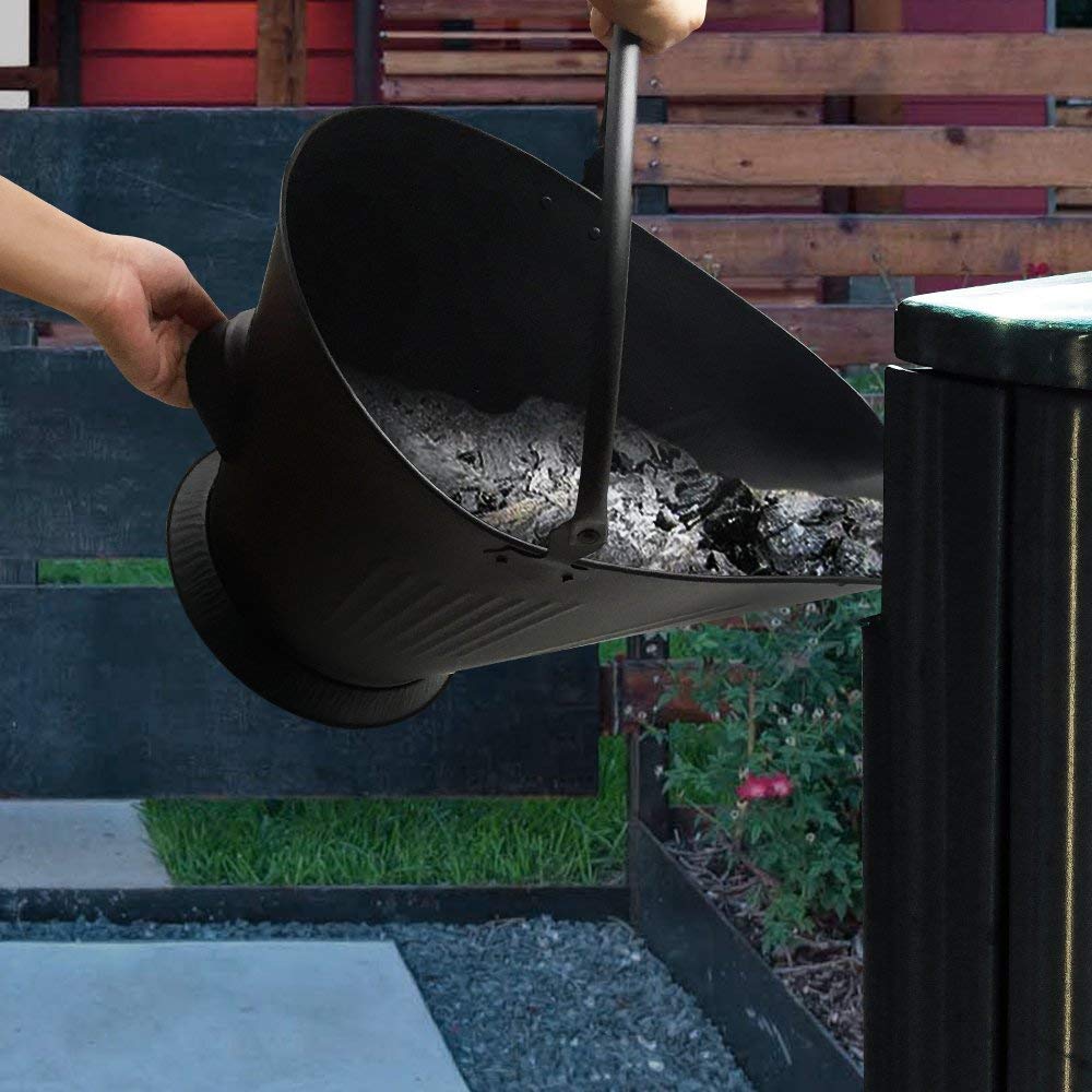 Amagabeli Fireplace Bellows 17"x 7.5" Bundle Bucket for Fireplace Assembled Pellet Stove