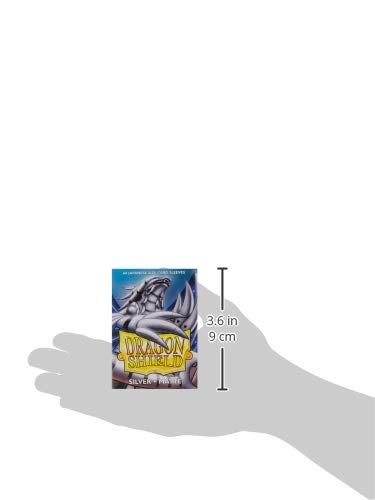 Dragon Shield Japanese Size Sleeves – Matte Silver 60CT - Card Sleeves Smooth & Tough - Compatible with Pokemon, Yugioh, & More– TCG, OCG
