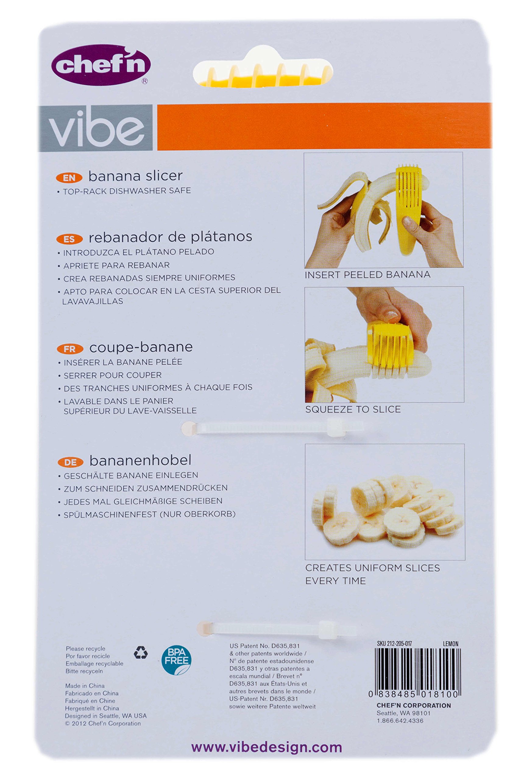 CHEF N Vibe Banana Slicer, 1 EA