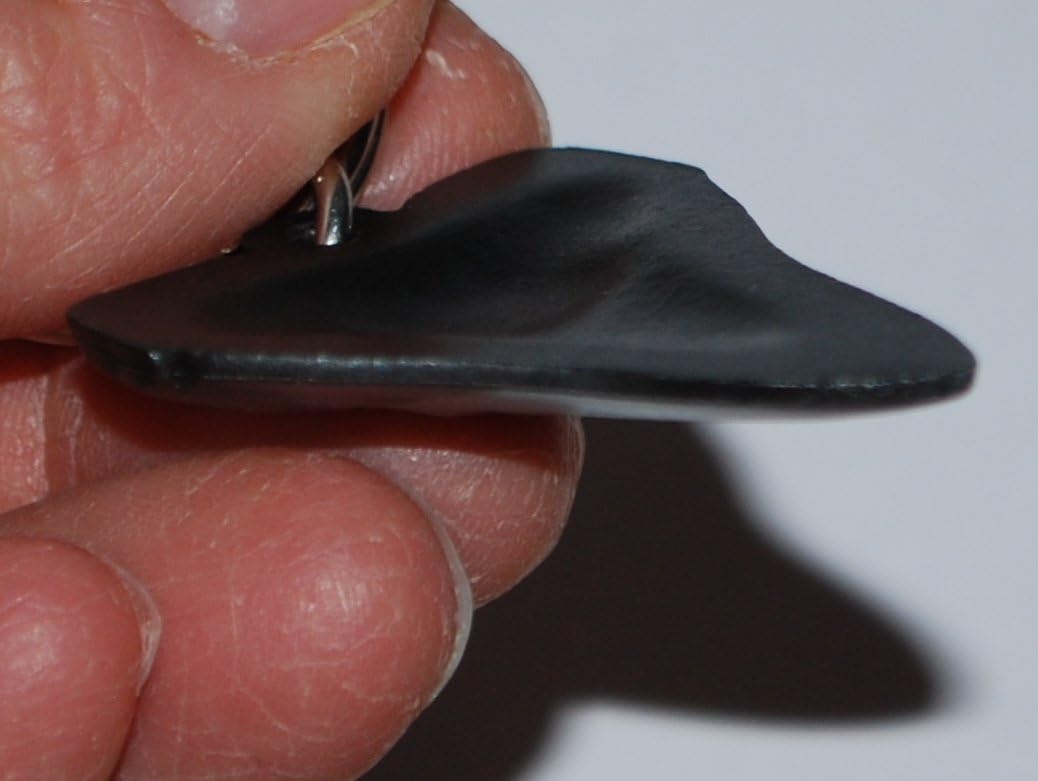 Megalodon Tooth Necklace (Metal Replica) Giant Fossil Shark #167 2o