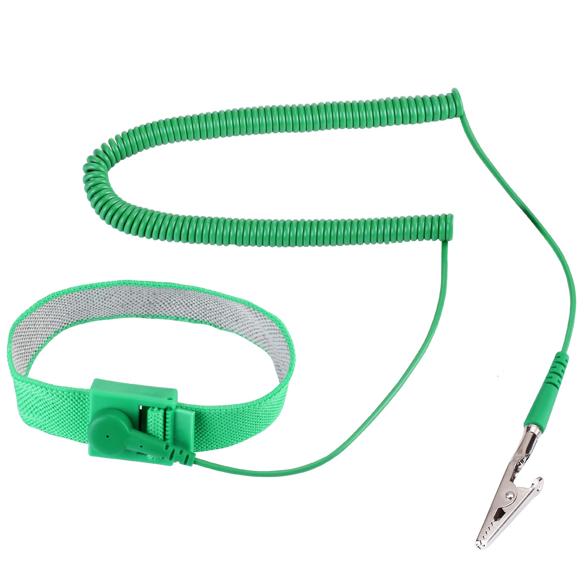 ARCTIC EAGLE Anti Static Wrist Strap, Strap Anti Shock Wristband Bracelet with Grounding Wire, Alligator Clip, Extendable Long Cord