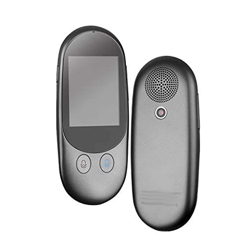 ASUVUD Smart Voice Translator Device 40 Languages 2.4 Inch Touchscreen Rechargeable F1A with Camera (Color : D)