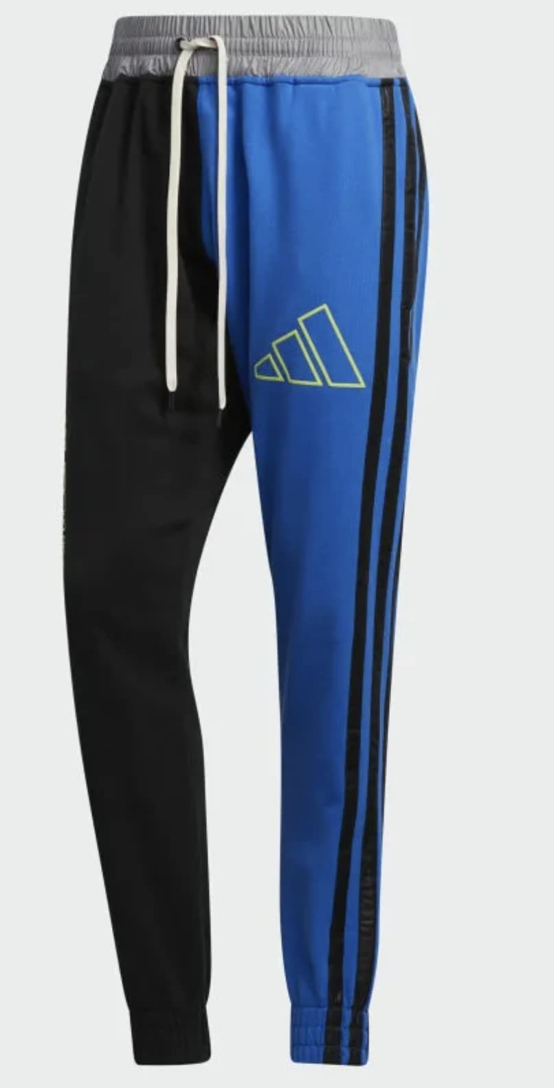 Adidas Men’s Daniel Patrick Basketball Pants, Blue/Black, US Large