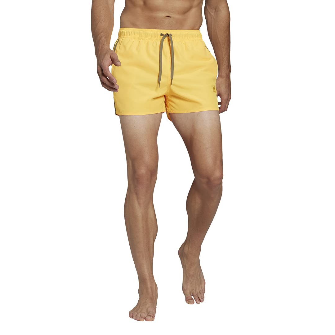 adidas mens 3-Stripes CLX Swim Shorts Black X-Large