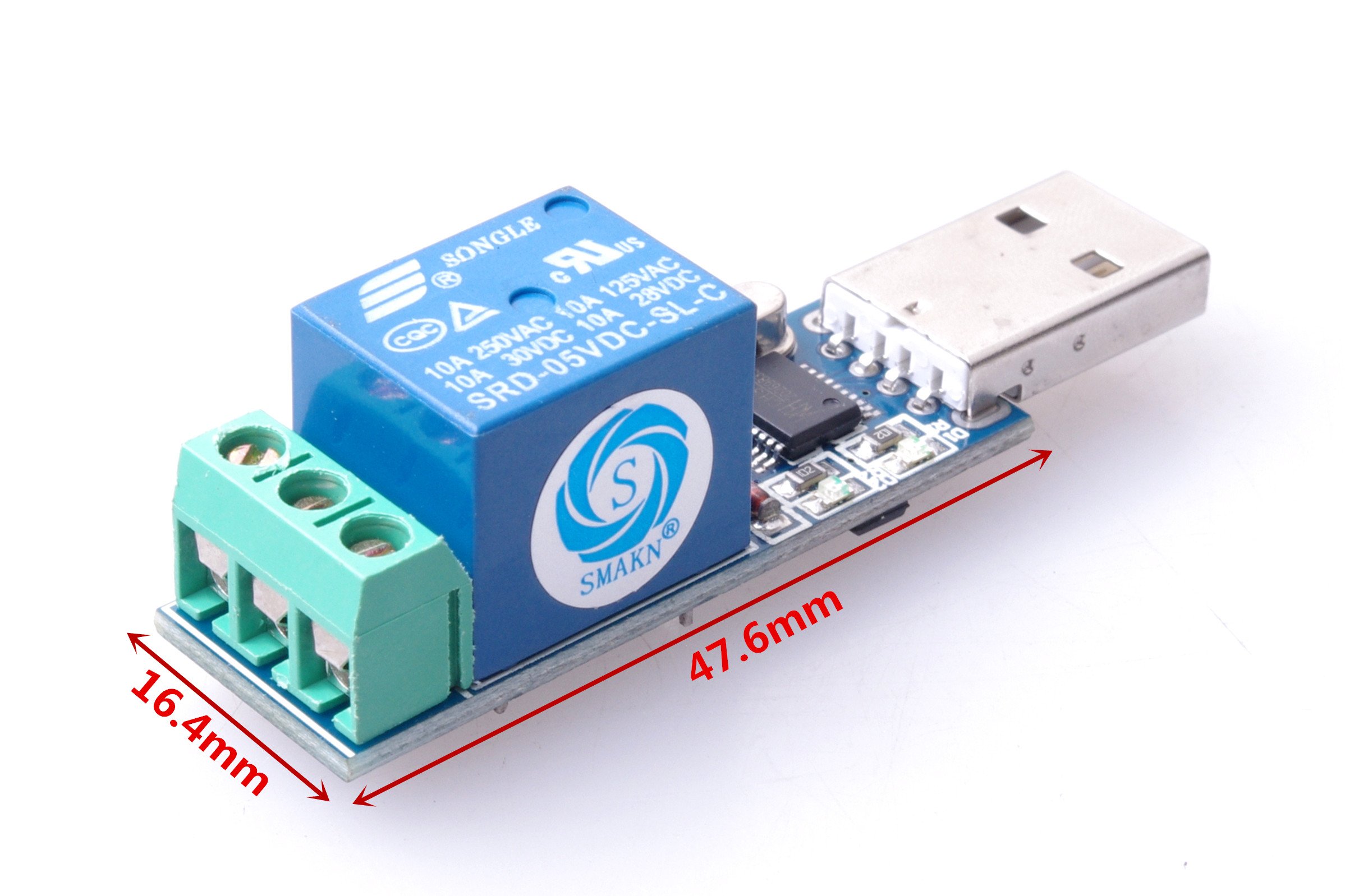 SMAKN LCUS-1 type USB relay module USB intelligent control switch USB switch