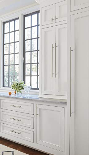 Amerock | Cabinet Knob | Sterling Nickel | 1-15/16 inch (49 mm) Length | Bar Pulls | 10 Pack | Drawer Knob | Cabinet Hardware