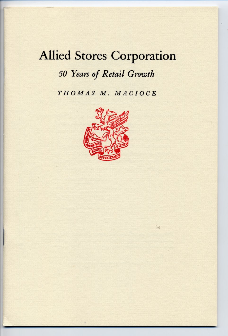 Allied Stores Corporation: 50 Years of Retail Growth