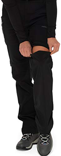 Arctix Women's Convertible Trail Pant, Black, Small Tall