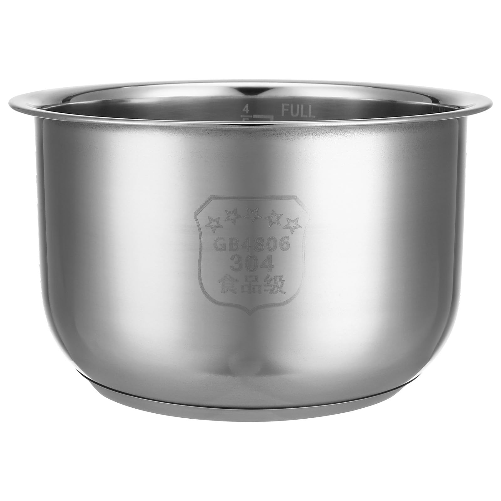Ciieeo Inner Cooking Pot Universal Inner Pot Stainless Steel Inner Pot Rice Cooker Supply (Higher Bottom)