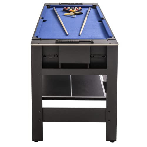 ATOMIC 54" 4-in-1 Multi-Game Swivel Table, Blue (G05000FE)