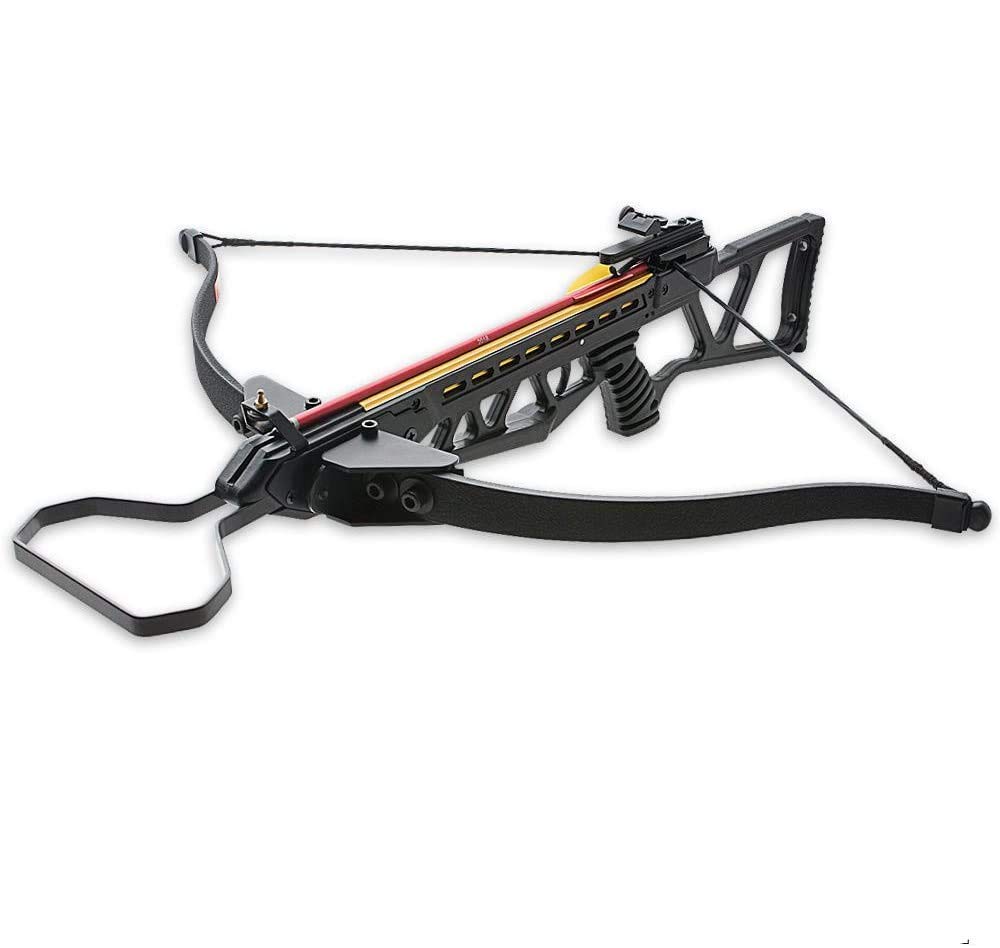Avalanche Folding Tactical Survival Crossbow - 150lbs Draw Weight | Arrow Speeds Up to 165 FPS | Aluminum Frame | Mounting Rail | Cross Bow for Hunting Target Practice | 10” Power Stroke