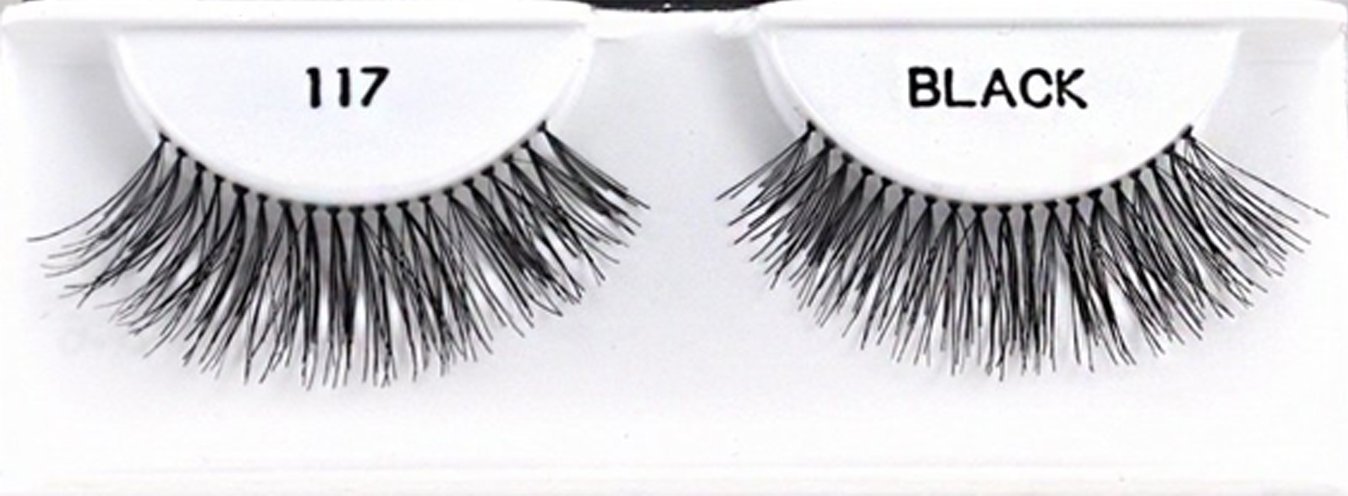 Ardell Fashion Lashes, 117 Black, 1 Pair (Pack of 3)