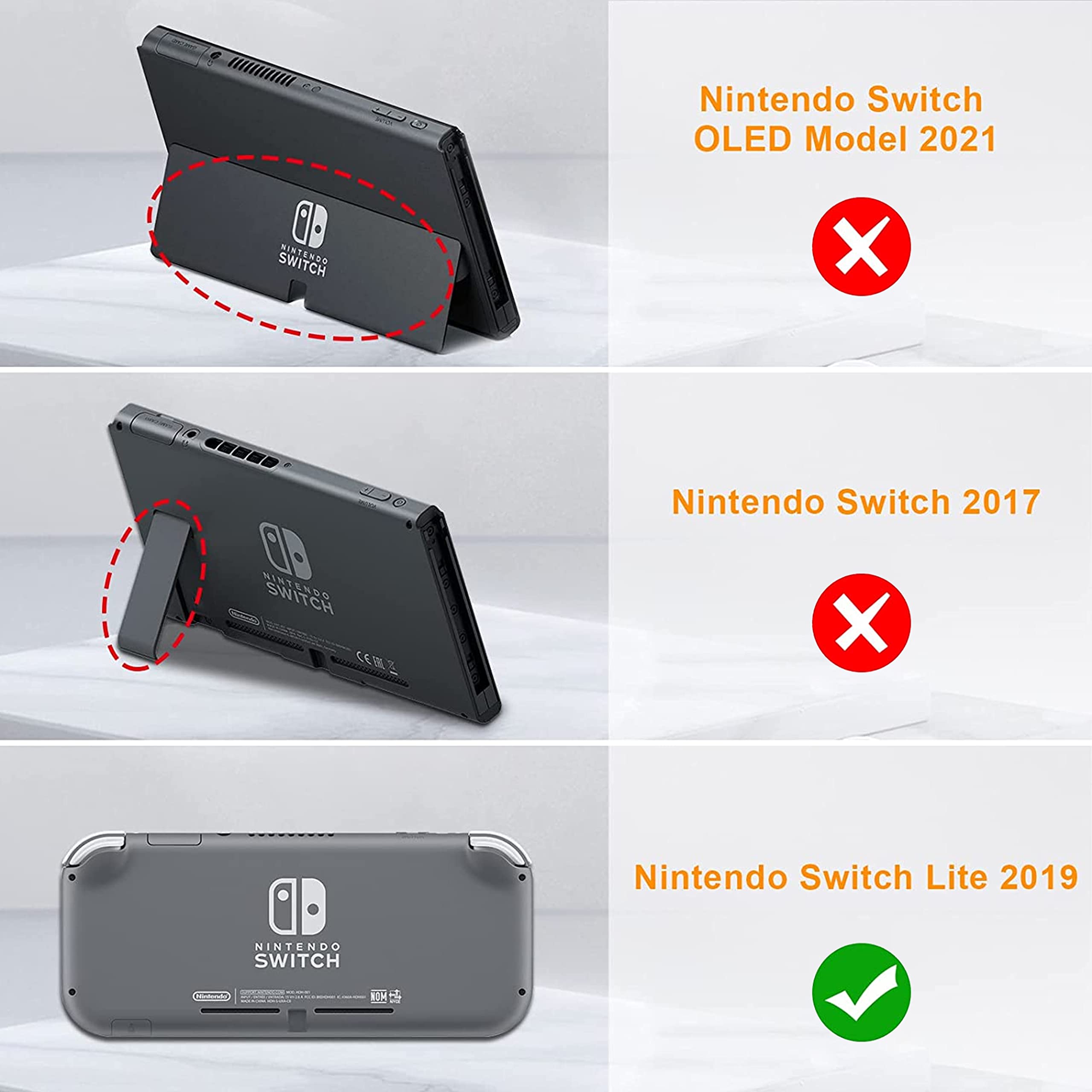 AOLDHYY Design for Kids Girls Boys Teen Switch Controller Controllers Cases Protective Cover for Nintendo Switch Lite (Blue Red) Garden Sculpture Outdoor Decoration