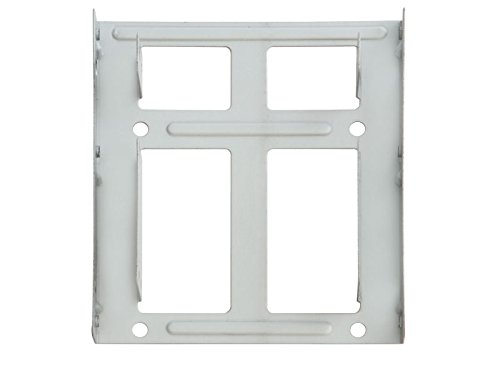 Kingwin SSD Hard Drive Mounting Kit Internal, Convert Any 2 x 2.5” Solid State Drive/HDD Into a 3.5 Inch Drive Bay. Mounting Screws Included, Quick and Easy Installation [HDM-225]