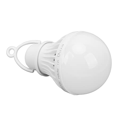 Bright, Soft, Not Dazzling 5W Camping Light Bulb, Rechargeable Emergency Light for Outdoor Camping, Hiking, with USB Power Supply Mode, Portable and Convenient to Carry and Store
