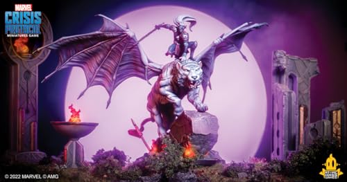 Atomic Mass Games Marvel: Crisis Protocol Malekith Character Pack - Ruler of The Dark Elves! Tabletop Superhero Game, Ages 14+, 2 Players, 90 Minute Playtime, Made