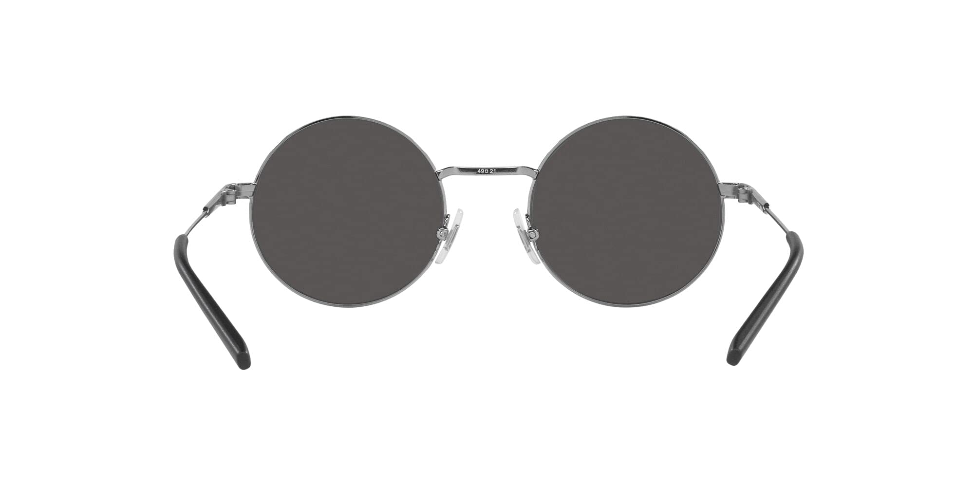ARNETTE Man Sunglasses Brushed Gunmetal Frame, Dark Grey Lenses, 49MM