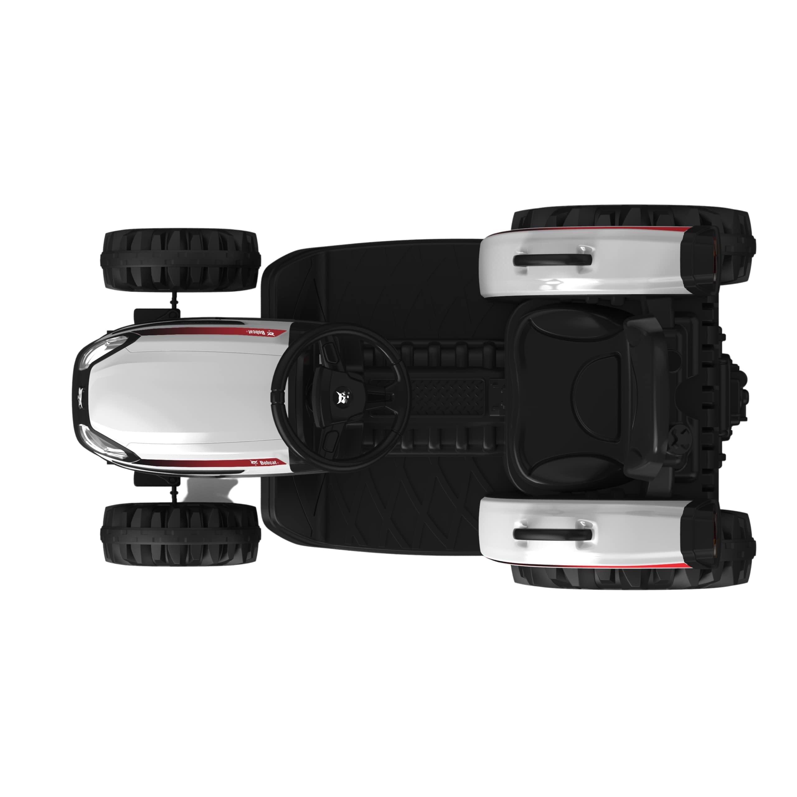 Best Ride On Cars Officially Licensed Bobcat Farm Tractor 12V Battery Powered Ride On for 3-6 Years Old - Kids' Electric Vehicles with Dual Speed Mode, Functional LED Lights & MP3 Player