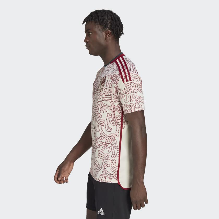 adidas Mexico 22 Away Jersey Men's, Beige, Size L