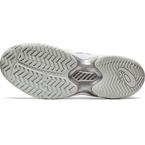 ASICS Men's Court Speed FlyteFoam Tennis Shoes, 12, White/Pure Silver