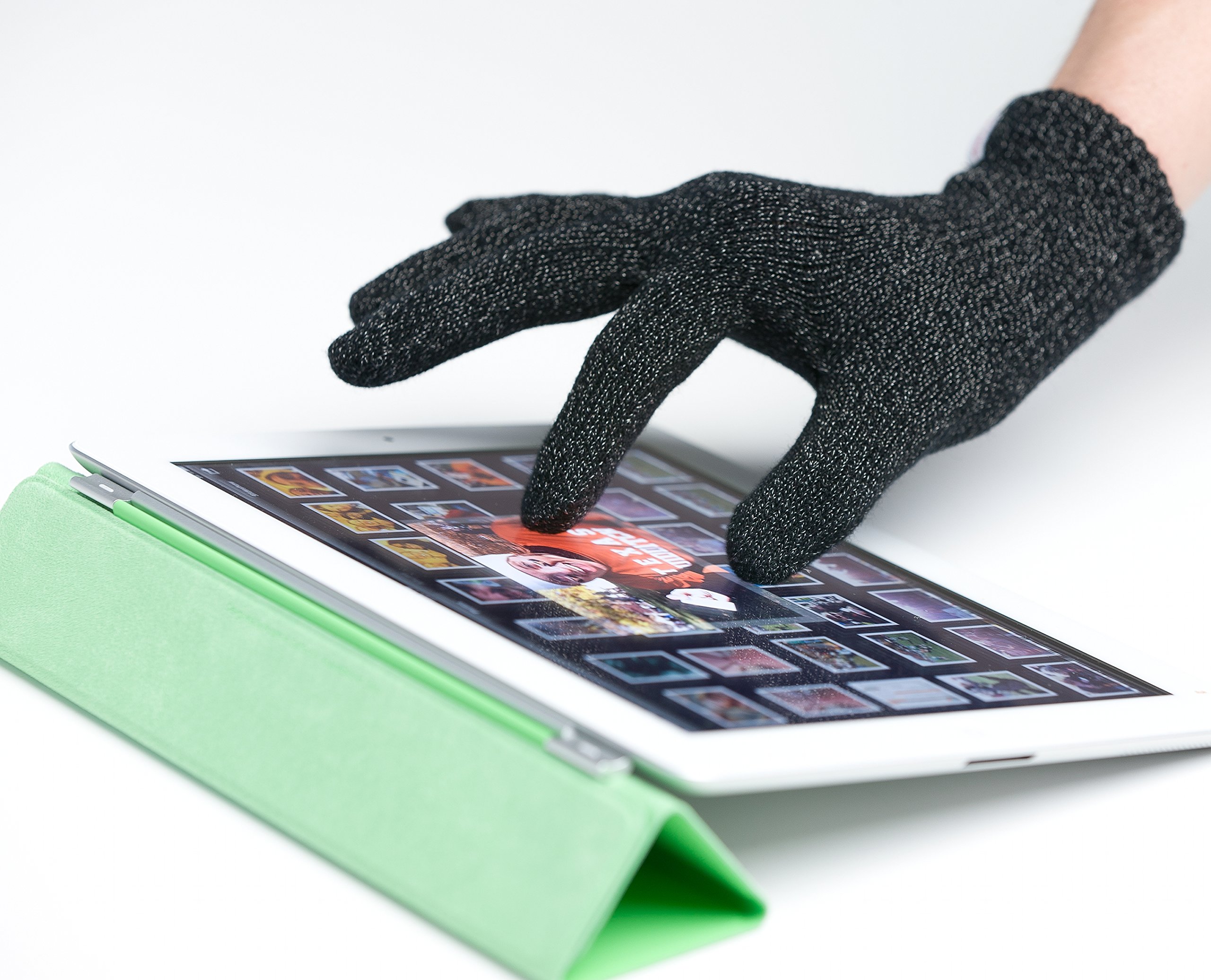Agloves Sport Touchscreen Gloves, iPhone Gloves, Texting Gloves (Black, Small/Medium)