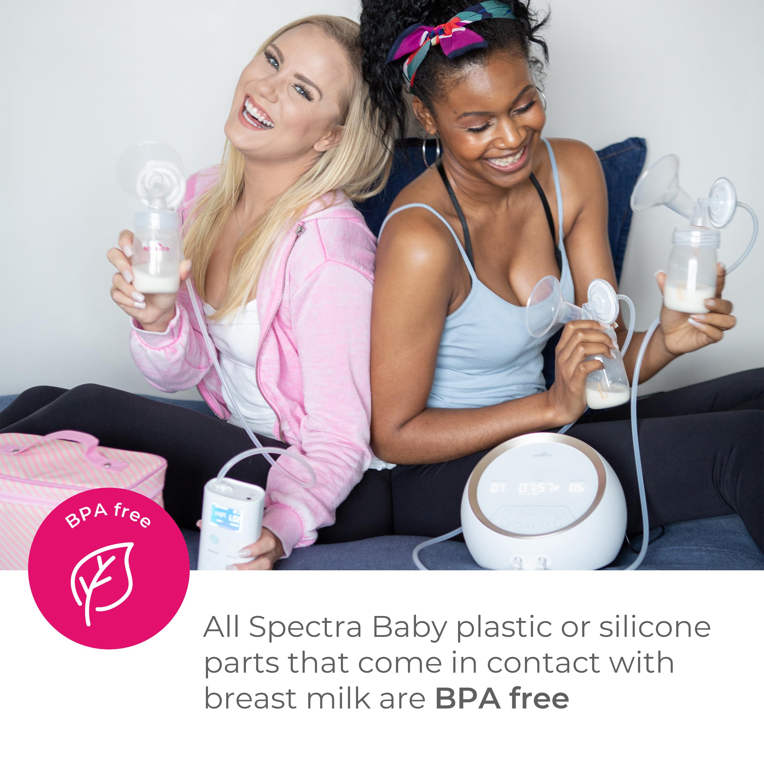 Spectra - Wide Breast Shield Set for Breast Milk Pumps - Medium 24mm