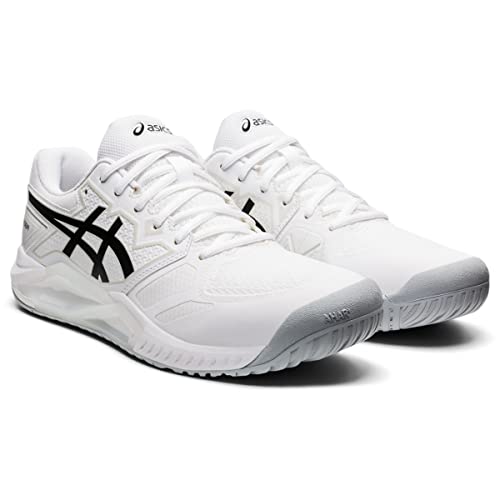 ASICS Men's Gel-Challenger 13 Tennis Shoes, 11, White/Black