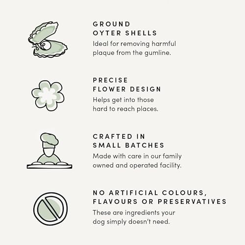Crumps' Naturals Bacon Dental Dog Treats (10 count), 7"