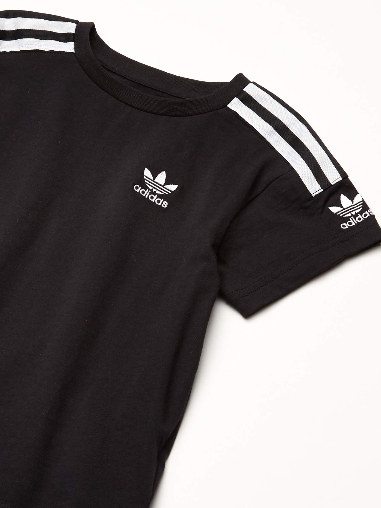 adidas Originals Boy's New Icon T-Shirt, Black/White, S