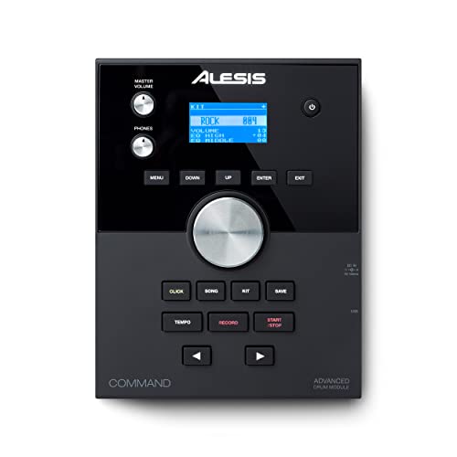 Alesis Drums Command Mesh SE Kit and Drum Essentials Bundle - Electric Drum Set with USB MIDI Connectivity, Drum Throne and On-Ear Headphones