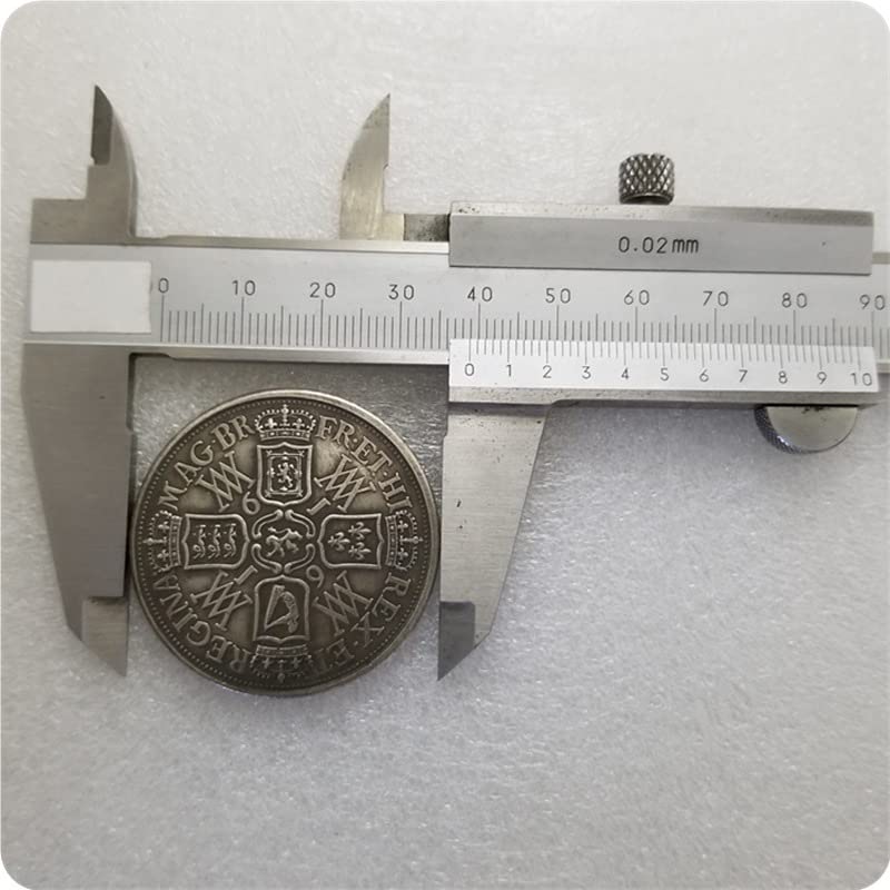 Antique Crafts UK 1616 UK Brass Silver Plated Silver Dollar Collection #1683
