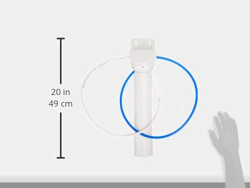 Amazon Basics AMZN-PB-1DCS4M114M Direct Connect Full Flow High Capacity System Under Counter Water Filter, White