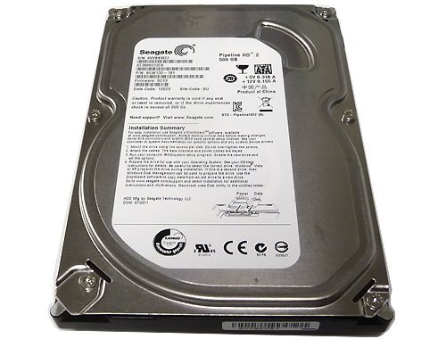 Seagate Pipeline HD ST3500312CS 500GB 5900RPM 8MB Cache SATA II 3.0Gb/s 3.5in Internal Hard Drive (PC, RAID, NAS, CCTV DVR) [Renewed] -w/1 Year Warrany