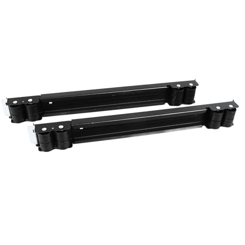 Appliance Roller Black Extendable Washing Machine Dolly Bracket 16 Wheels 661lbs Fridge Moving Base