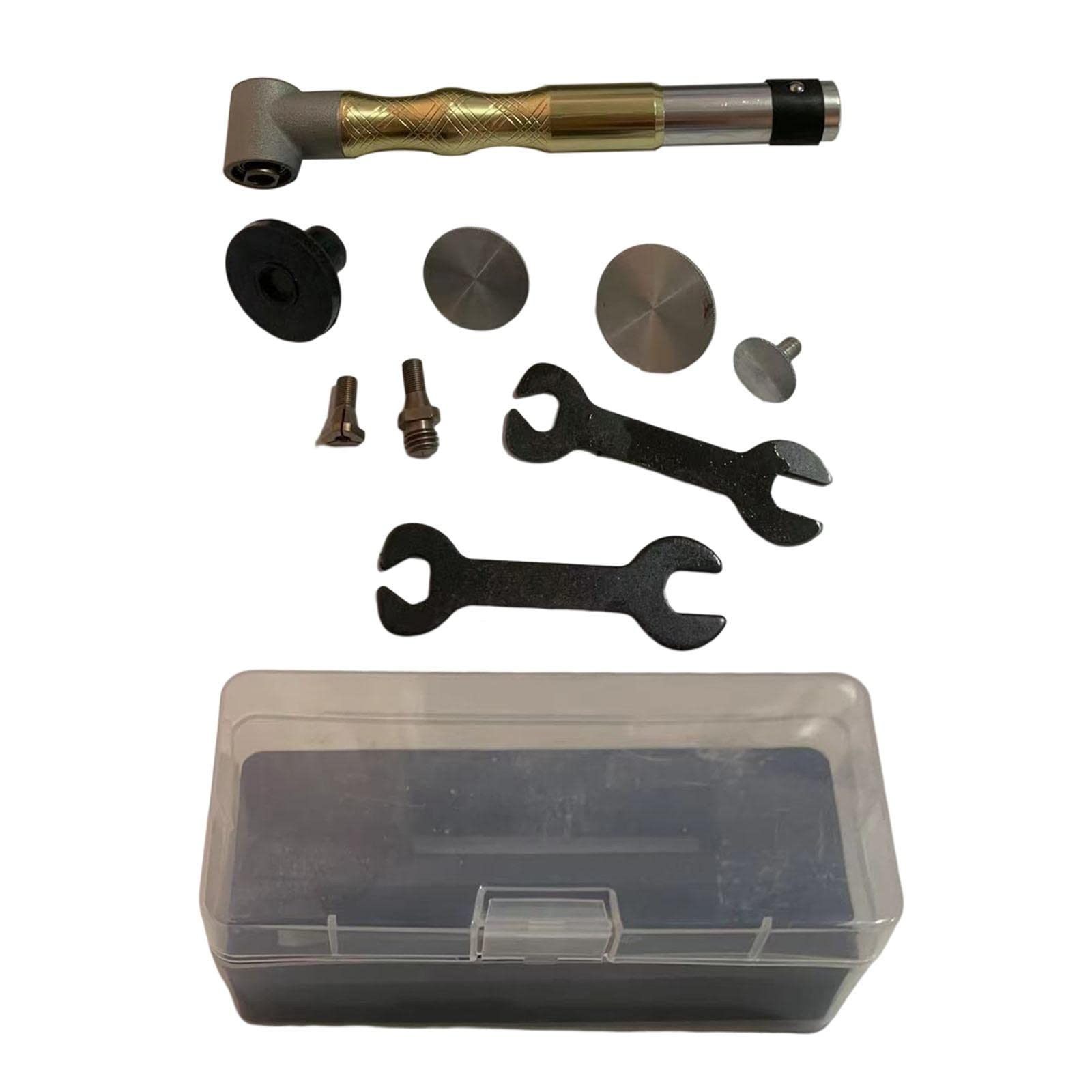 Gralara Elbow 90 Degree Handpiece Kit Rotary Polishing Machine Electric Grinding Pen Flexible Multipurpose for Cutting Engraving Polishing, Aureate