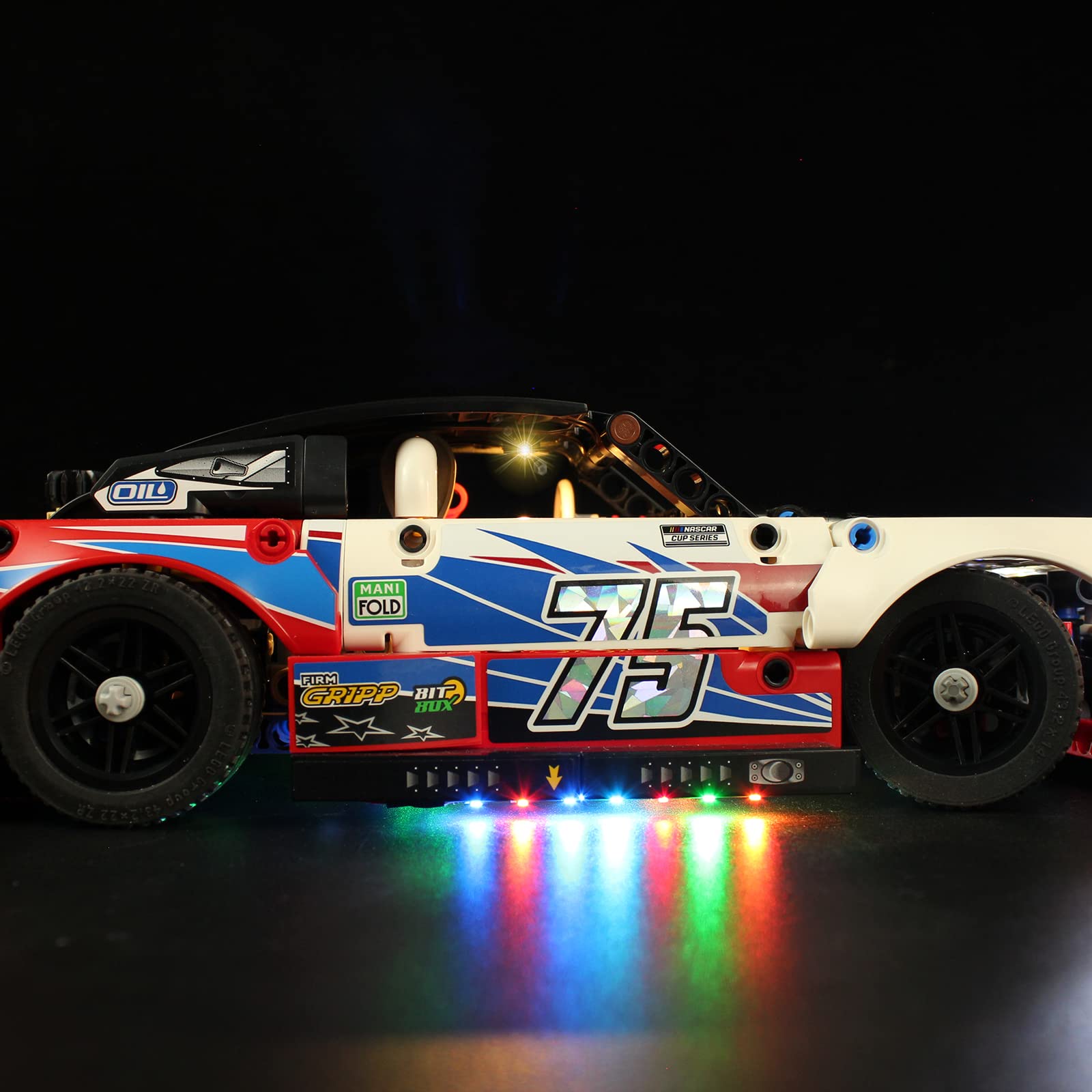 ANGFJ Led Lighting Kit for Lego Lego 42153 Technic NASCAR Next Gen Chevrolet Camaro ZL1 Model Car Light Sets (Not Include Lego Set)